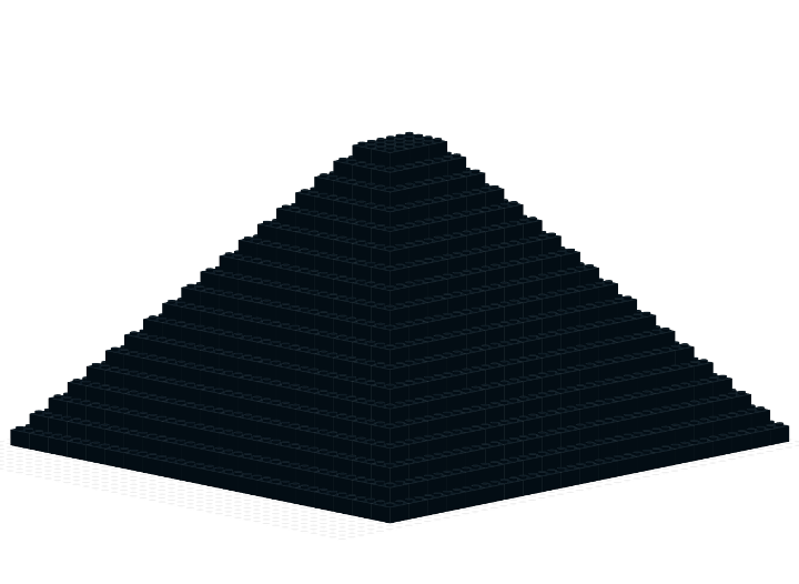 Black Pyramid from BrickLink Studio [BrickLink]