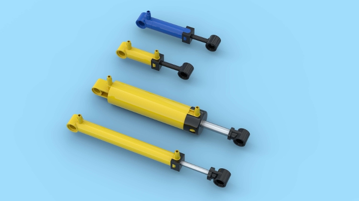 Ajustable Pneumatic Cylinders from BrickLink Studio [BrickLink]