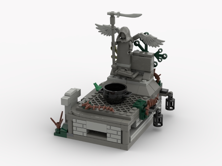 Tom Riddle's Tomb from BrickLink Studio [BrickLink]