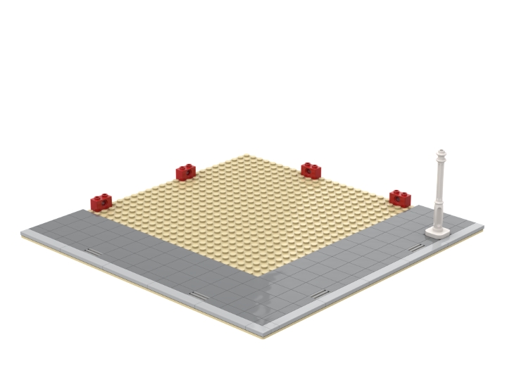 Modular Building Template Corner from BrickLink Studio [BrickLink]