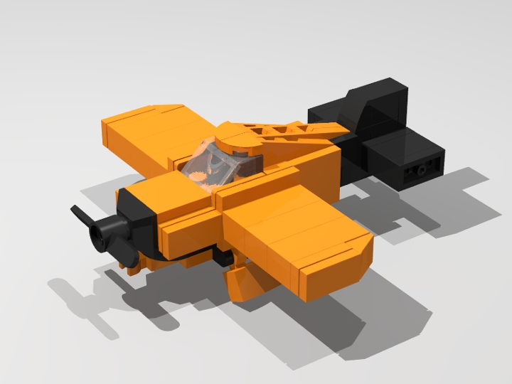 Atomic Pumpkin Race #48 from BrickLink Studio [BrickLink]