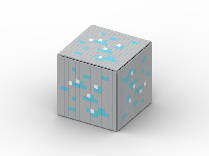 MC Diamond Ore from BrickLink Studio [BrickLink]