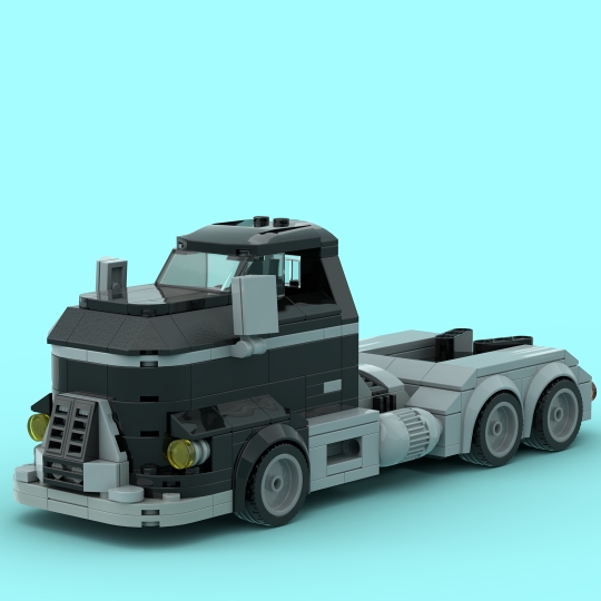 Fallout Semi Truck from BrickLink Studio [BrickLink]
