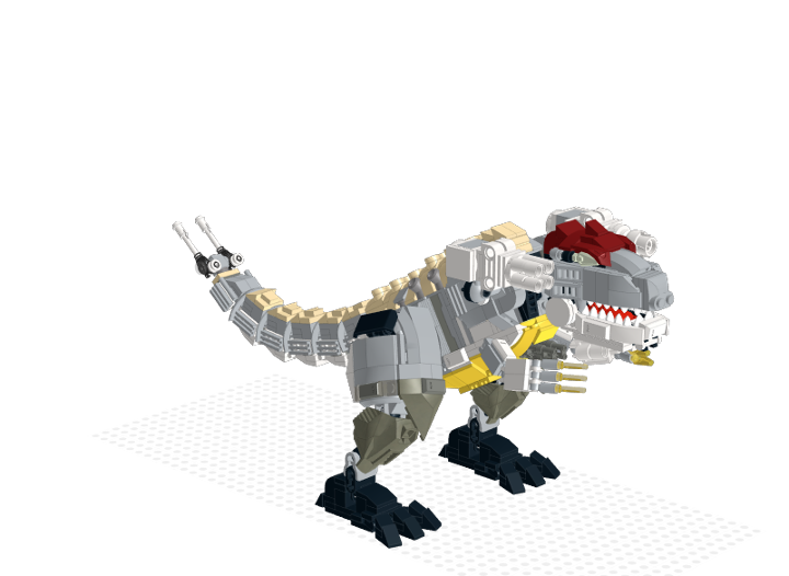 T-Rex Battle Mech from BrickLink Studio [BrickLink]