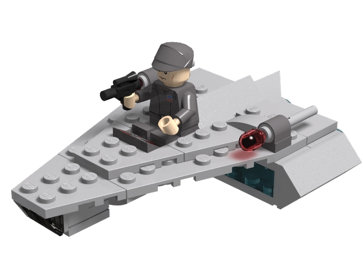 Quasar Fire class Transporter Microfighter from BrickLink Studio ...