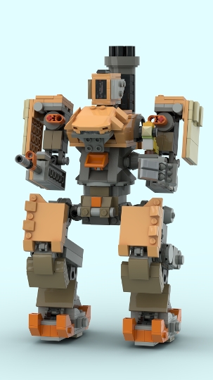Lego Overwatch - Bastion - 75974 from BrickLink Studio [BrickLink]