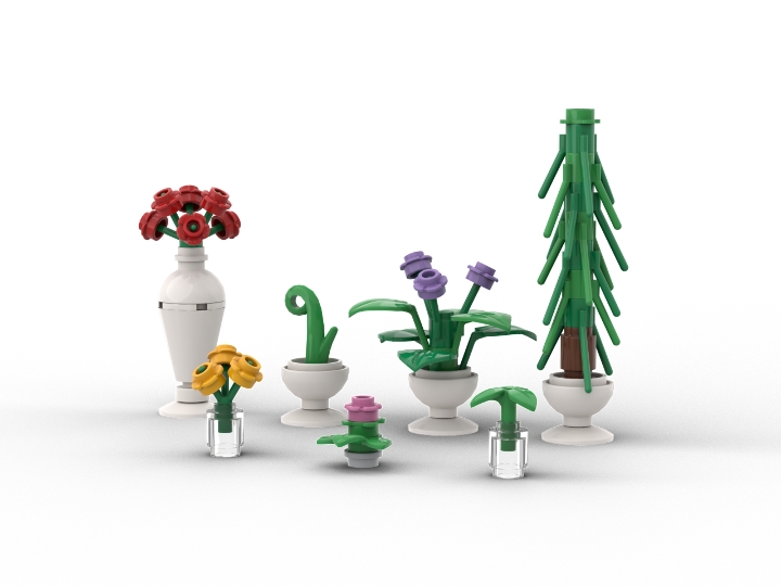 Houseplants from BrickLink Studio [BrickLink]