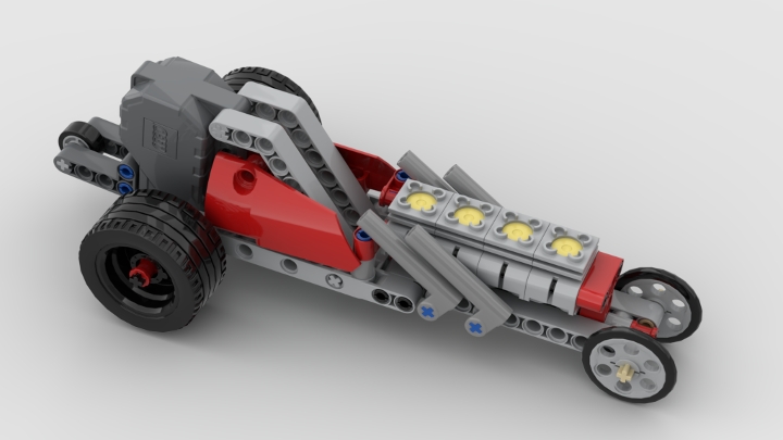 Mini Dragster with Pullback from BrickLink Studio [BrickLink]