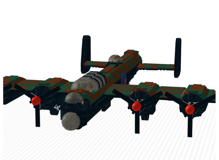 Avro Lancaster from BrickLink Studio [BrickLink]