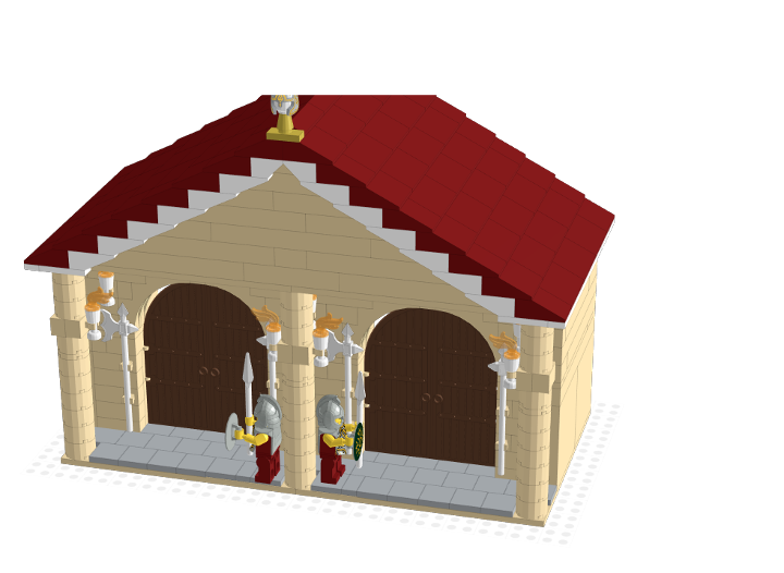 The Roman Palace from BrickLink Studio [BrickLink]