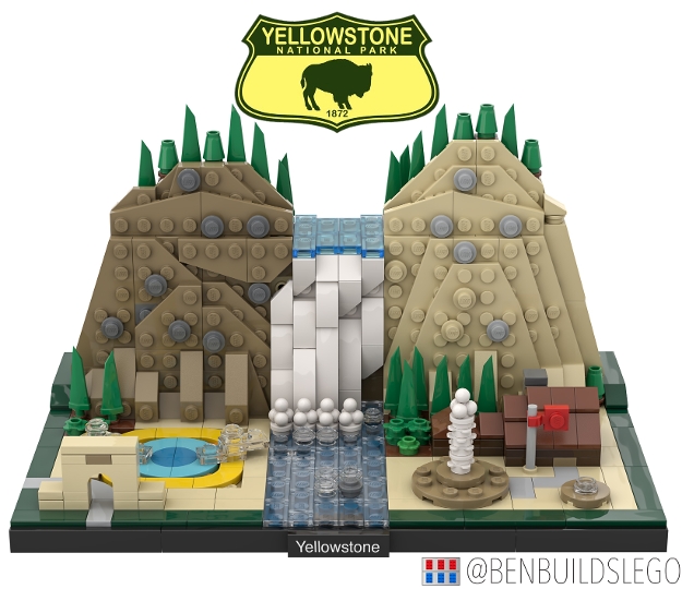 Yellowstone from BrickLink Studio [BrickLink]