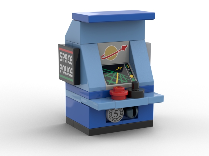 Arcade Machine - Space Police from BrickLink Studio [BrickLink]