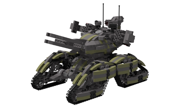 Heavy Tank other Color from BrickLink Studio [BrickLink]