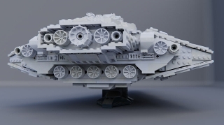 Bellator Class Dreadnought from BrickLink Studio [BrickLink]