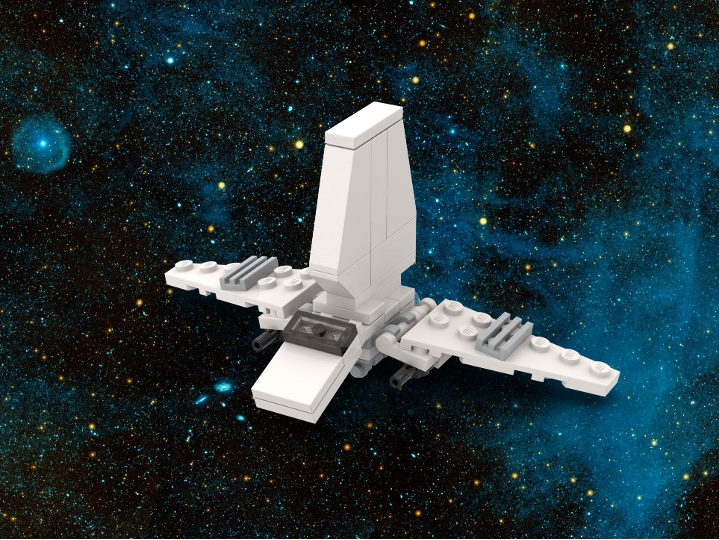 Imperial Shuttle Polybag (micro scale) from BrickLink Studio [BrickLink]