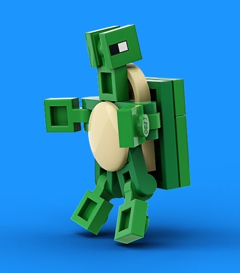 turtles from BrickLink Studio [BrickLink]