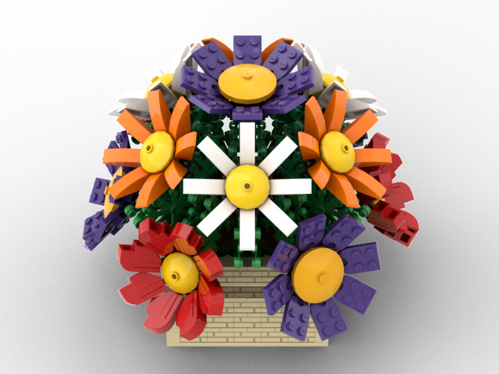 Floral Centerpiece from BrickLink Studio [BrickLink]
