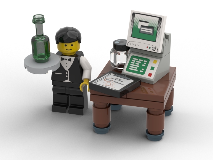 Cashregister from BrickLink Studio [BrickLink]