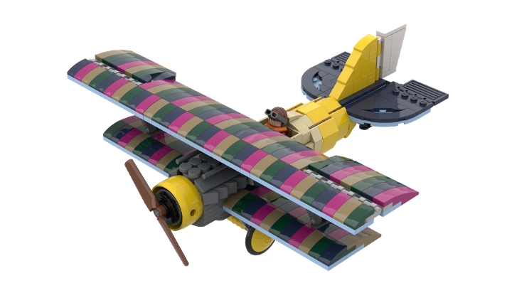 WWI Biplane from BrickLink Studio [BrickLink]