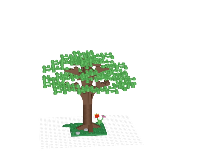 albero tree plant from BrickLink Studio [BrickLink]