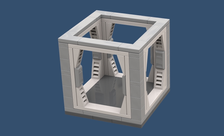 Cube-8x8-X from BrickLink Studio [BrickLink]