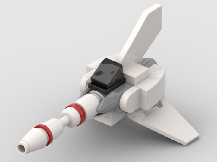 SHADO Moonbase UFO Interceptor from BrickLink Studio [BrickLink]