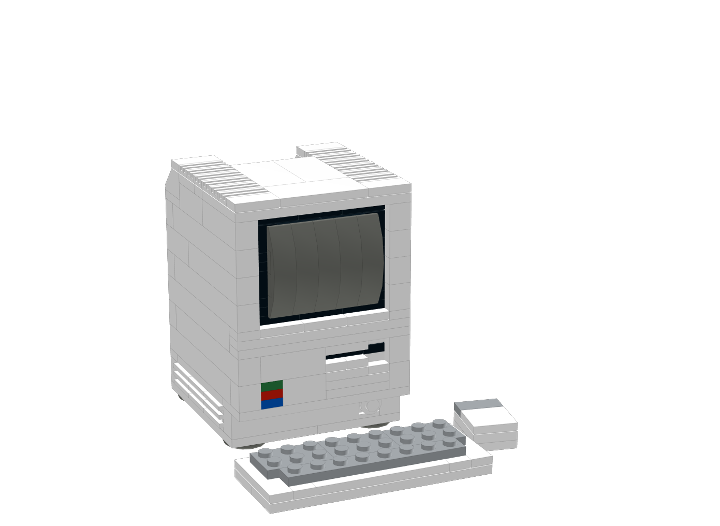 Sample/apple_macintosh_1984 from BrickLink Studio [BrickLink]