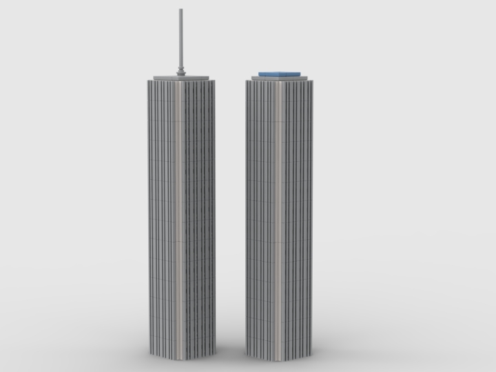 Twin Towers from BrickLink Studio [BrickLink]
