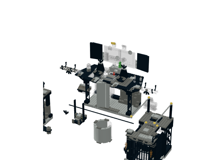Batcave 2006 from BrickLink Studio [BrickLink]