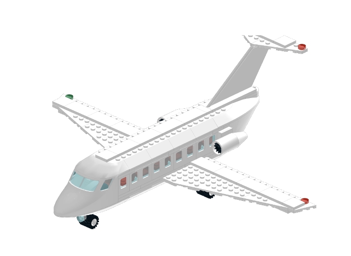 Airplane (60102) Mod from BrickLink Studio [BrickLink]