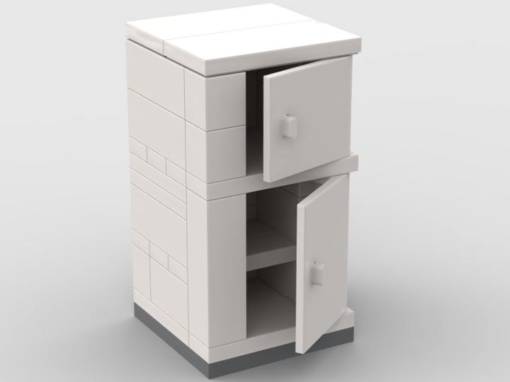 Refrigerator from BrickLink Studio [BrickLink]