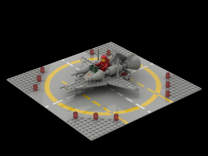 Lego 6861 - X1 Patrol Craft from BrickLink Studio [BrickLink]