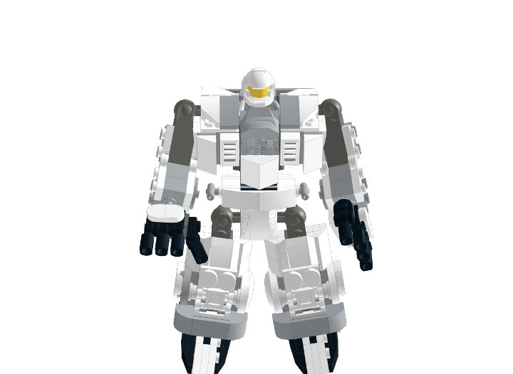 minfig scale mech from BrickLink Studio [BrickLink]