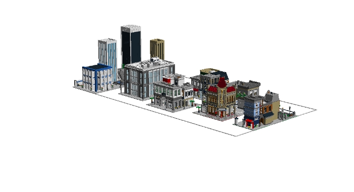 Bricksburgs city project from BrickLink Studio [BrickLink]