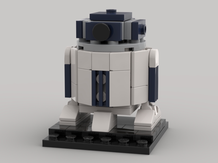 R2D2 from BrickLink Studio [BrickLink]