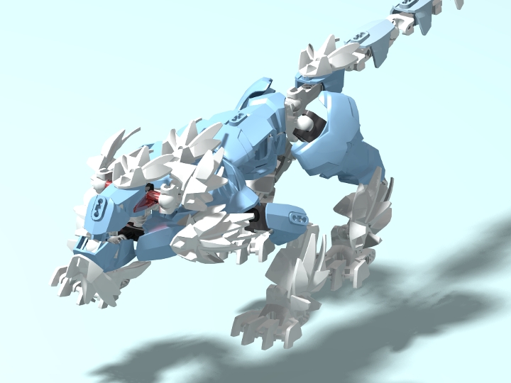 Ice Wolf from BrickLink Studio [BrickLink]