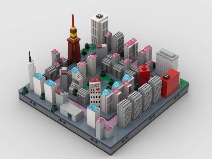 Mini Tokyo from BrickLink Studio [BrickLink]