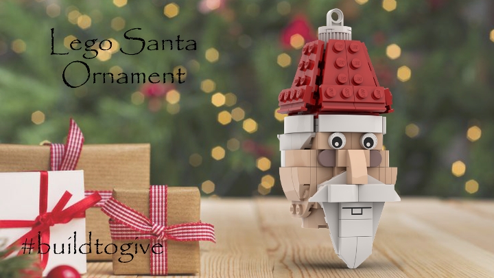 Santa Ornament from BrickLink Studio [BrickLink]