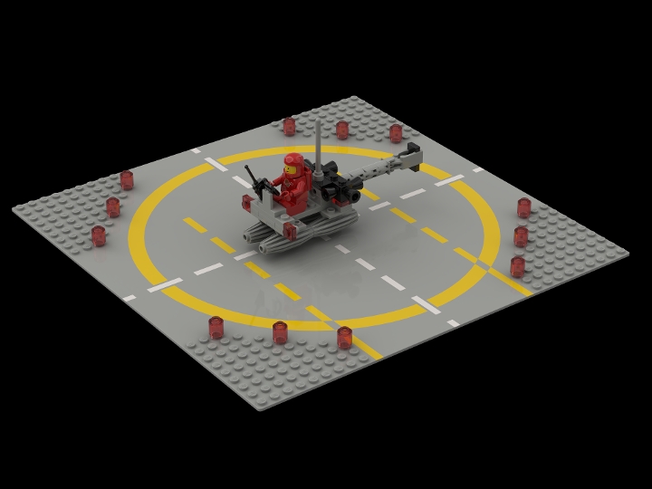 Lego 6822 - Space Digger from BrickLink Studio [BrickLink]