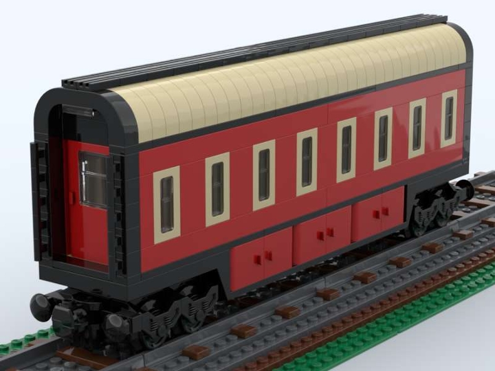 Red Passenger Wagon from BrickLink Studio [BrickLink]