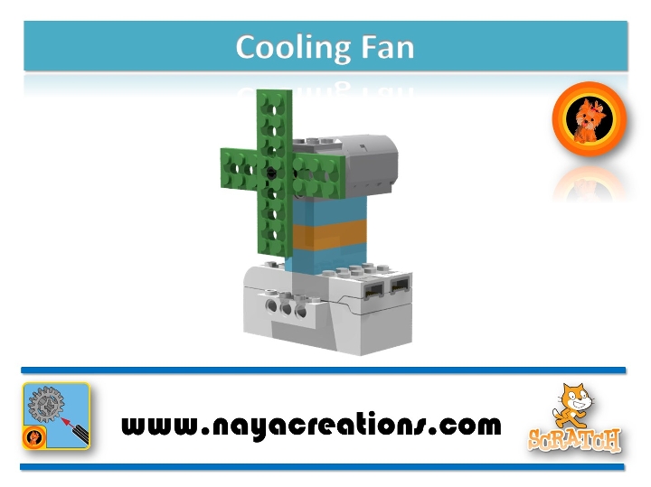Lego WeDo 2.0 Cooling Fan from BrickLink Studio [BrickLink]