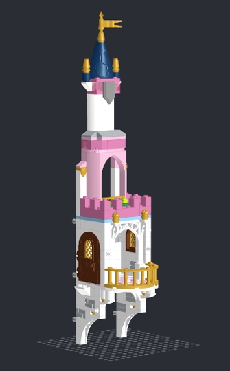 Disney Princess Height Chart from BrickLink Studio [BrickLink]