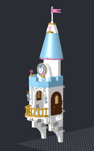 Disney Princess Height Chart from BrickLink Studio [BrickLink]