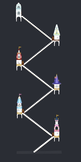 Disney Princess Height Chart from BrickLink Studio [BrickLink]