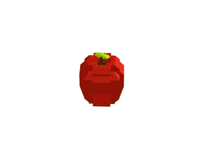 3300000 The Brick Apple from BrickLink Studio [BrickLink]