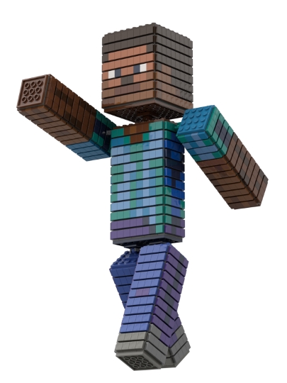 Steve Pose able Figure from BrickLink Studio [BrickLink]