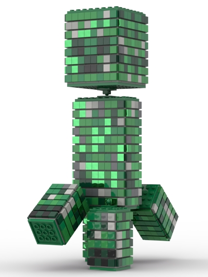 Creeper Pose able Figure from BrickLink Studio [BrickLink]
