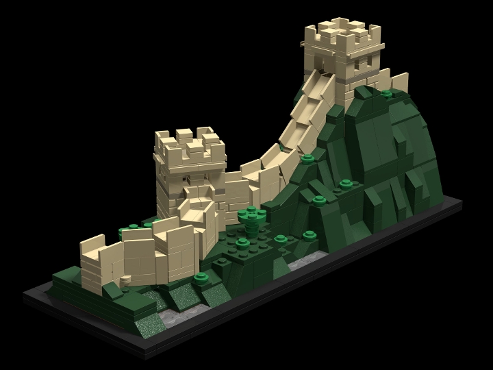 21041 Great Wall of China from BrickLink Studio [BrickLink]