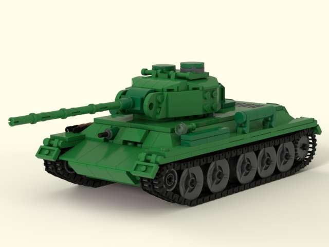 T34-85 from BrickLink Studio [BrickLink]