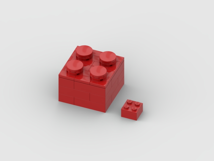 big 2X2 brick from BrickLink Studio [BrickLink]